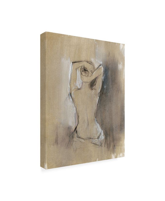 Trademark Global Ethan Harper Contemporary Draped Figure I Canvas Art ...