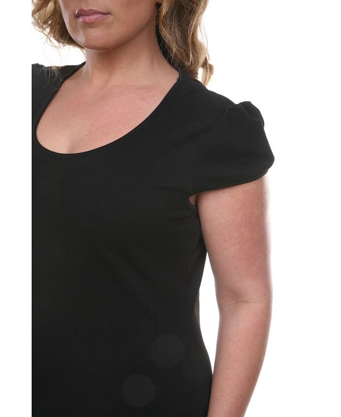 White Mark Women's Plus Size Cara Dress - Macy's