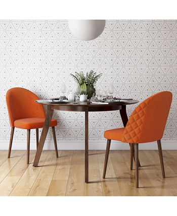 Novogratz Collection NovoGratz Burma Upholstered Dining Chair, 2-Pack ...