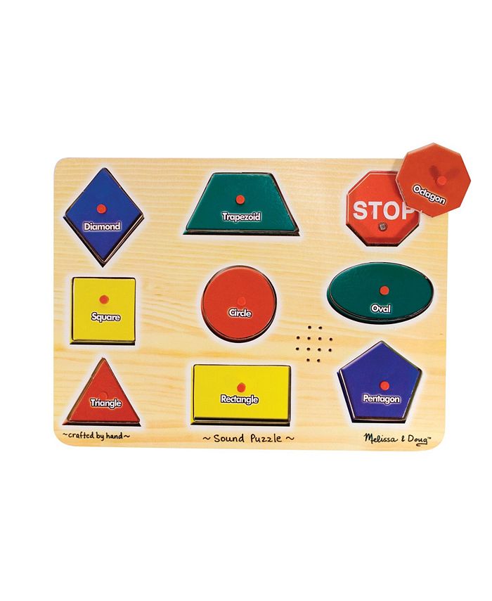 Melissa and Doug Shapes Sound Puzzle - Macy's