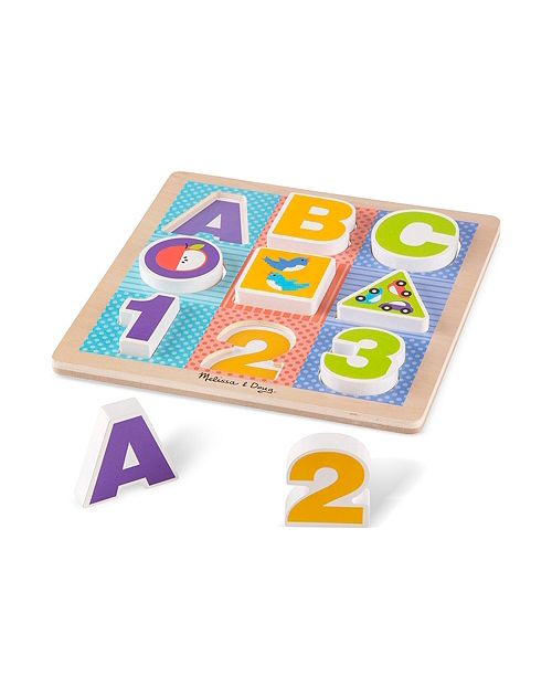 Melissa and Doug ABC - 123 Chunky Puzzle & Reviews - Home - Macy's