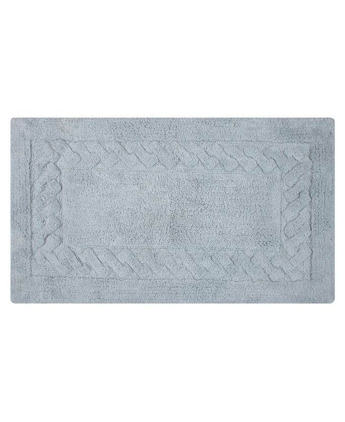Perthshire Platinum Collection Chain 20" x 30" Bath Rug - Macy's