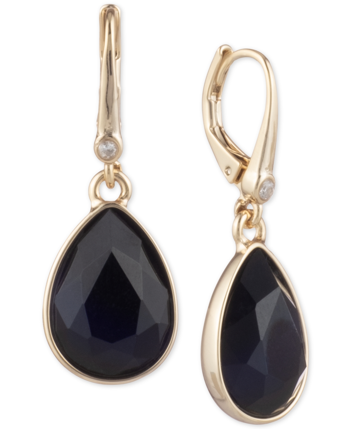 Click here for Dkny Stone Teardrop Lever Back Earrings  Created f... prices