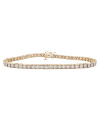 Diamond Miracle Plate Tennis Bracelet (1 ct. t.w.) in 10k Gold or White ...