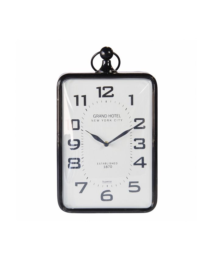 VIP Home & Garden Metal Wall Clock - Macy's