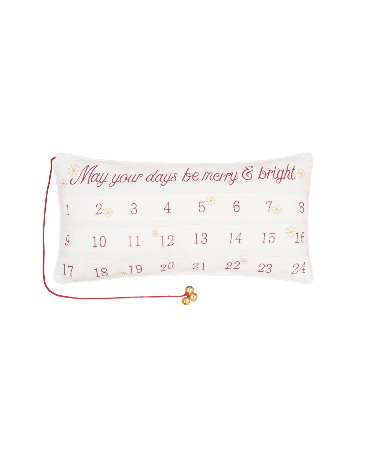 Click here for C&F Home Merry & Bright Advent Embroidered Throw P... prices