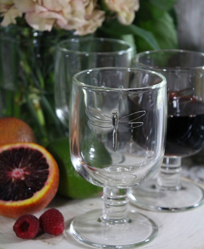 La Rochère La Rochere Dragonfly 10-ounce Stemmed Water Glass, Set of 6 ...