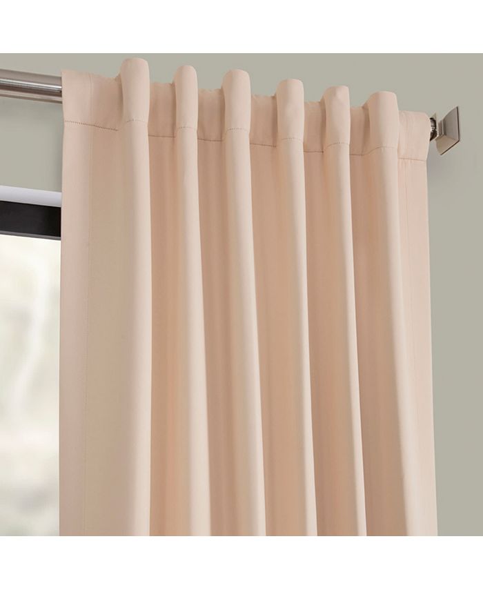 Exclusive Fabrics & Furnishings Weighted Hem Curtain Panel, 108" x 50 ...