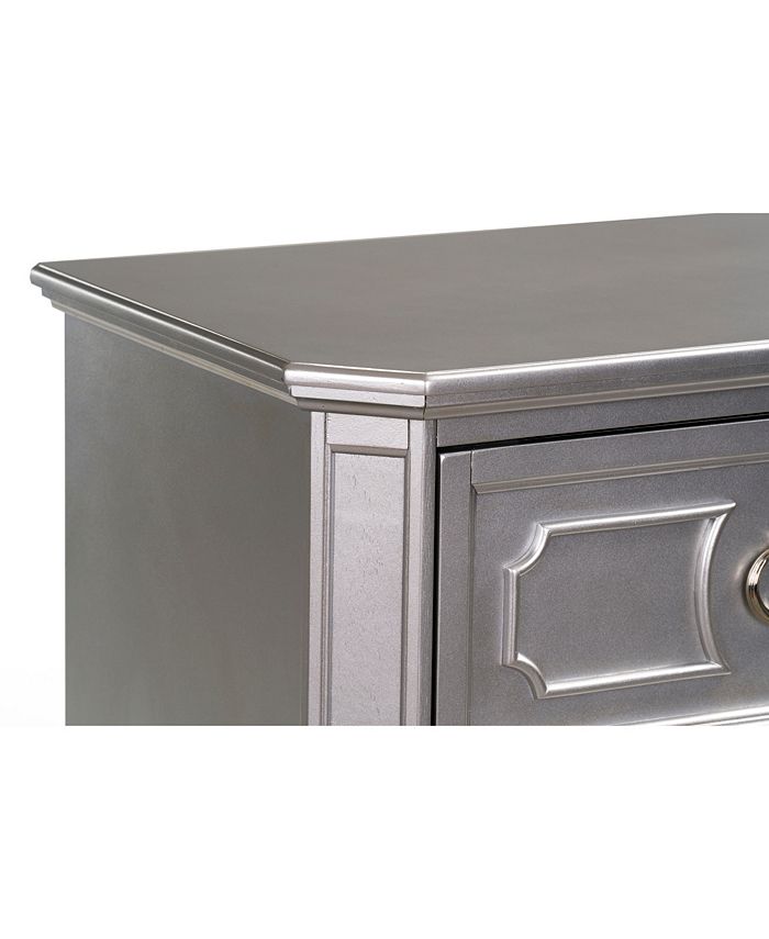 Furniture Windsor Silver Nightstand - Macy's
