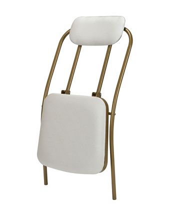 Cosco Stylaire Vinyl Padded Folding Chair, 4-Pack - Macy's