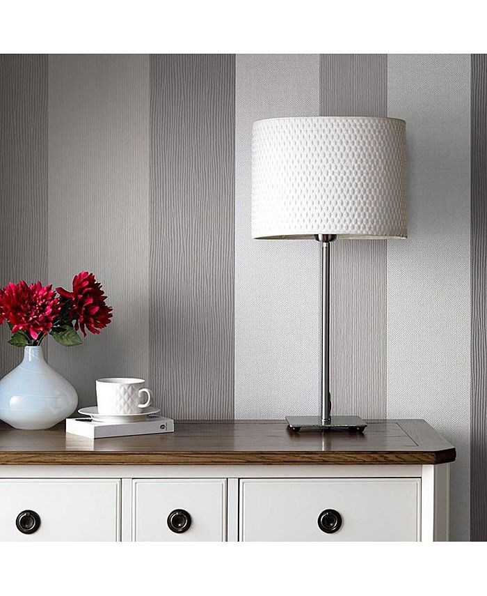 Graham & Brown Graham Brown Java Stripe Greys Wallpaper - Macy's