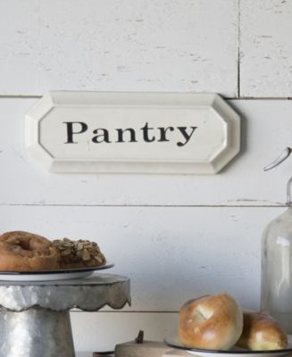VIP Home International Metal "Pantry" Sign - Macy's