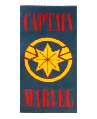 Marvel Captain Marvel Beach Towel - Macy's