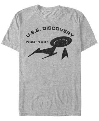 Star Trek Men's Discovery Logo U.S.S. Discovery Short Sleeve T-Shirt ...
