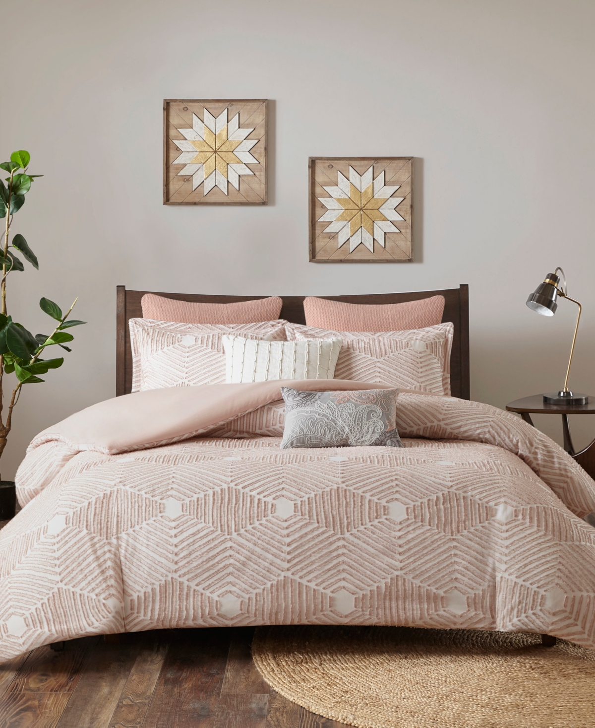 Click here for Ink+Ivy Ellipse Jacquard Cotton 3-Pc. Duvet Cover... prices