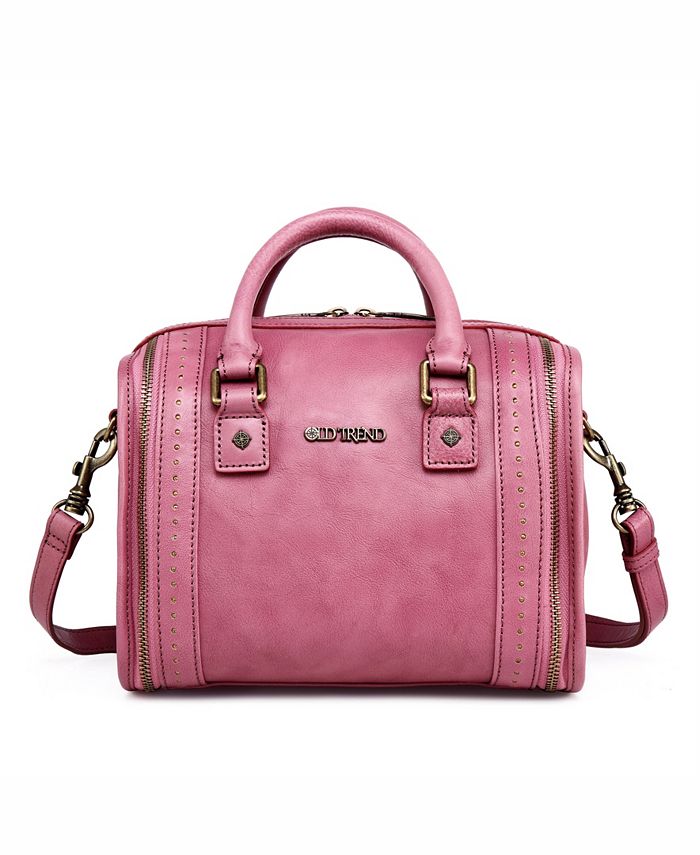 OLD TREND Women's Genuine Leather Mini Trunk Crossbody Bag - Macy's