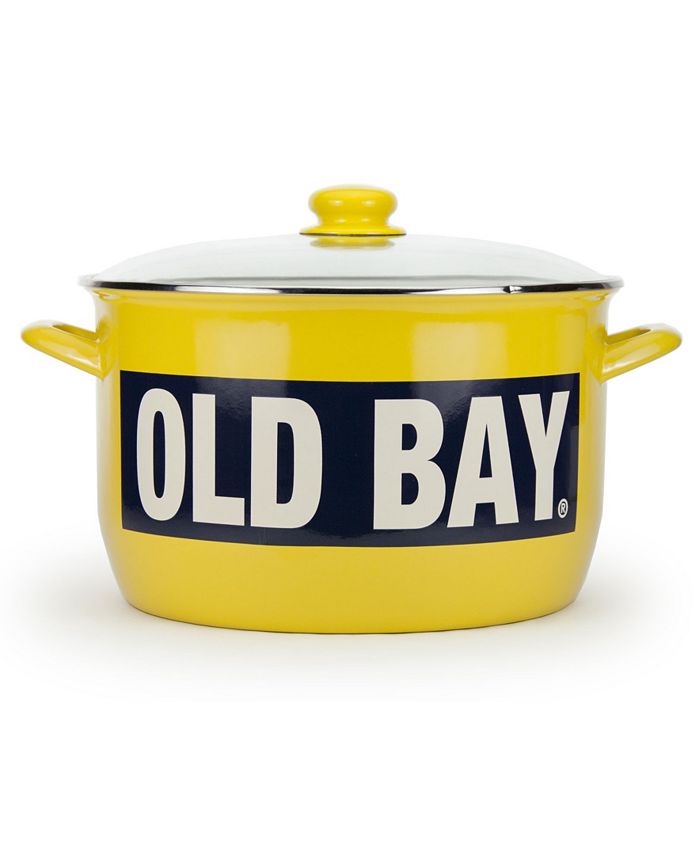 Golden Rabbit Old Bay Enamelware Collection 18 Quart Stock Pot - Macy's