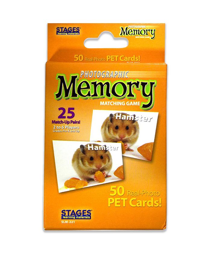 Stages Learning Materials - Picture Memory Card Game - Pets - Macy's