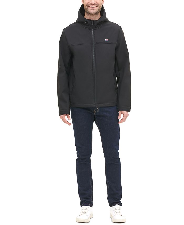 Tommy Hilfiger Men's Hooded Soft-Shell Jacket, Created for Macy's - Macy's