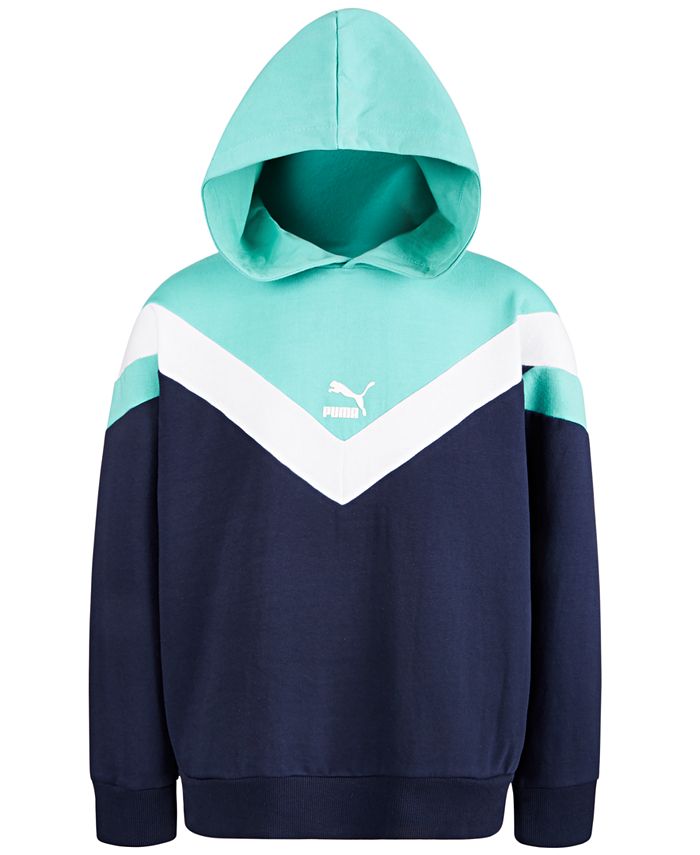Puma Big Boys Colorblocked Hoodie - Macy's