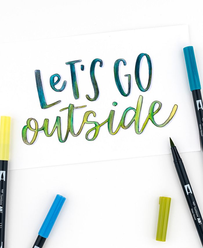 Tombow Dual Brush Pen Art Markers, Landscape, 10-Pack - Macy's