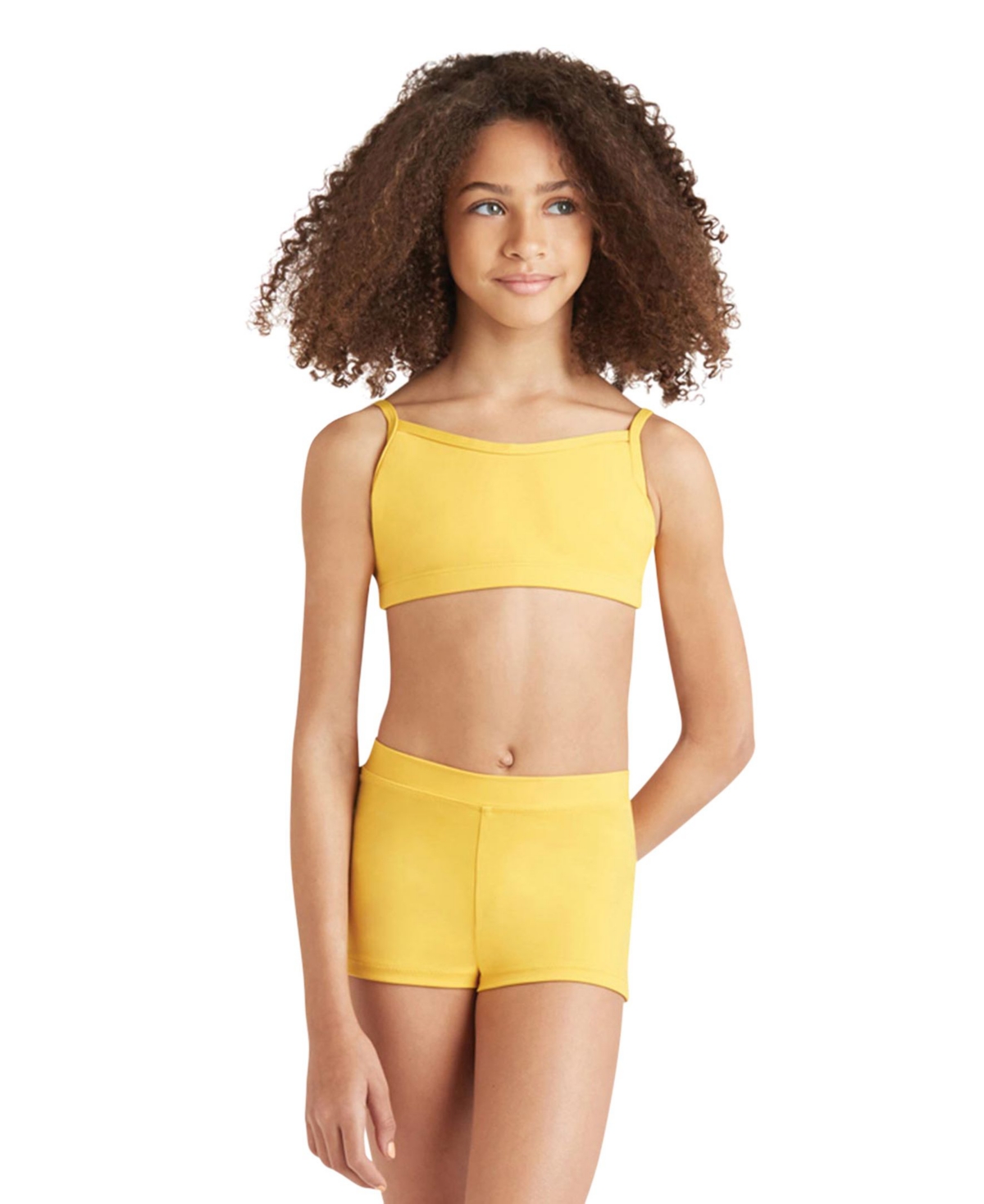 Click here for Capezio Girls Team Basics Camisole Bra Top - Black prices