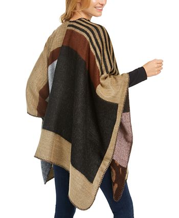 Cejon A Hint of Leopard Ruana - Macy's