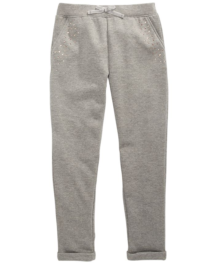 Epic Threads Big Girls Sparkle Fleece Jogger Pants, Created for Macy's ...