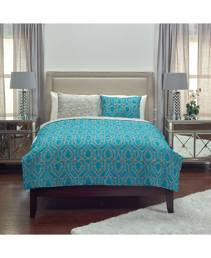 Rizzy Home Riztex USA TrellisQuilt, Queen - Macy's