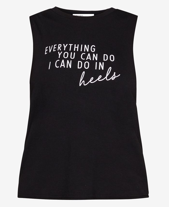 BCBGeneration Graphic-Print Muscle Tank Top - Macy's