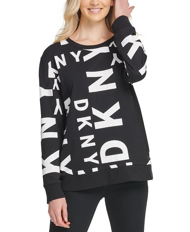 DKNY Logo Graphic Top & Reviews - Tops - Women - Macy's