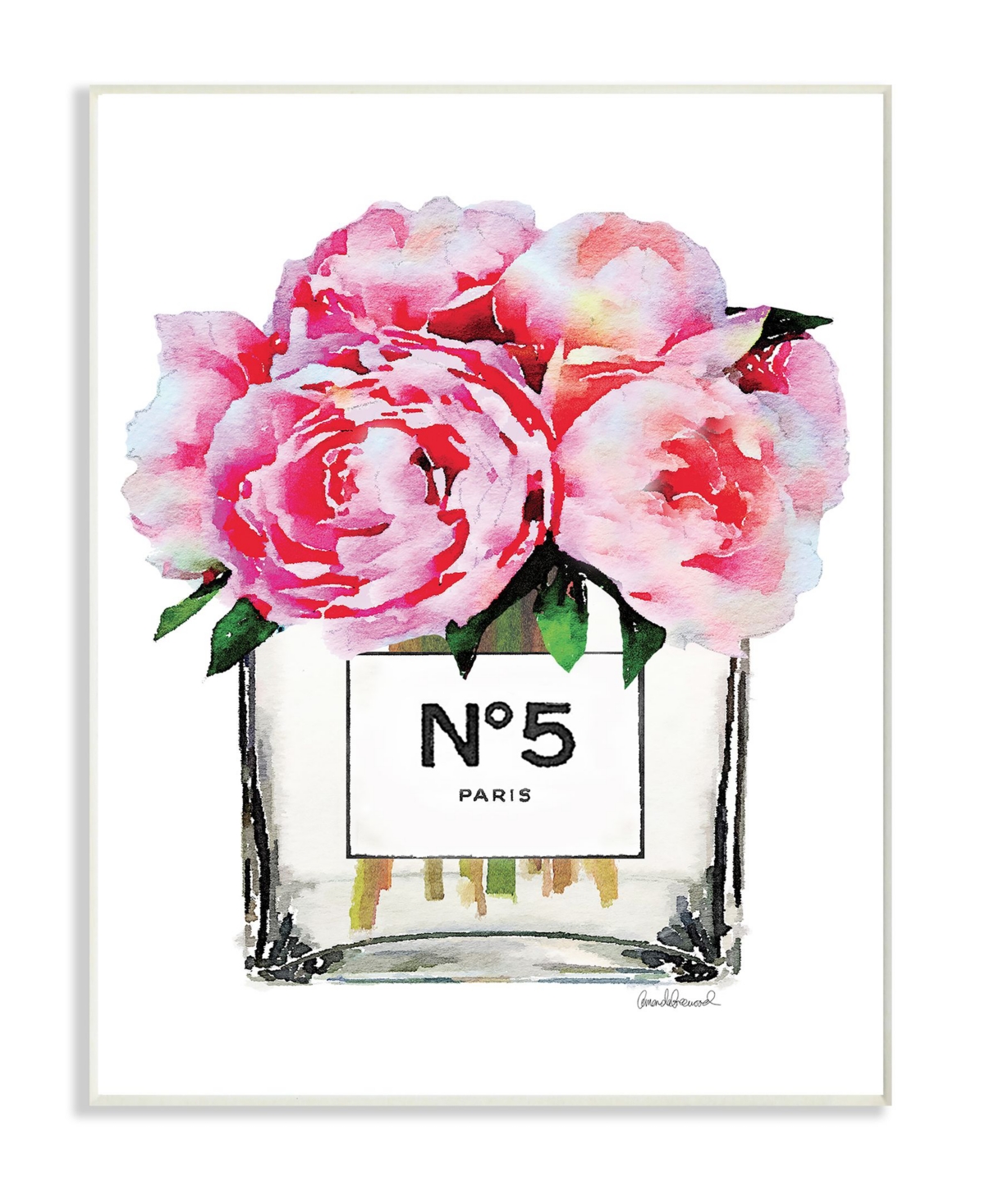 Click here for Stupell Industries Glam Paris Vase with Pink Peony... prices