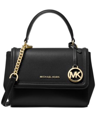 Michael Michael Kors Jet Set Top-Handle Leather Crossbody - Macy's
