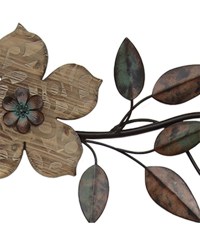 Stratton Home Décor Stratton Home Decor Floral Patterned Wood Over the ...