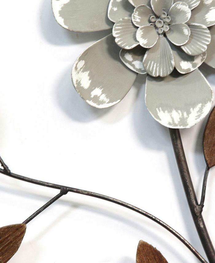 Stratton Home Décor Stratton Home Decor Simple Floral Wall Decor - Macy's