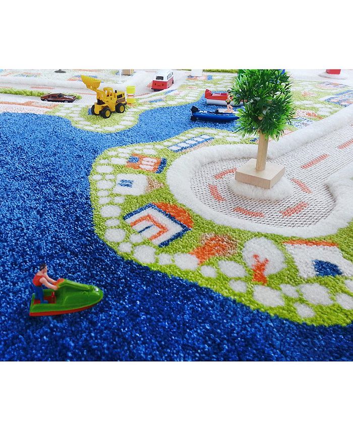 IVI Mini City 3D Play Rug - Macy's