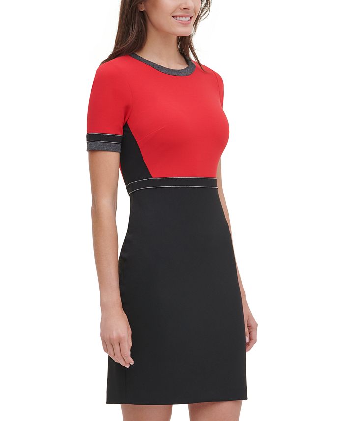 Tommy Hilfiger Colorblocked Sheath Dress - Macy's