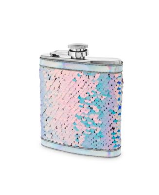 Blush Splash Mermaid Change Sequin Captive Flask - Macy's
