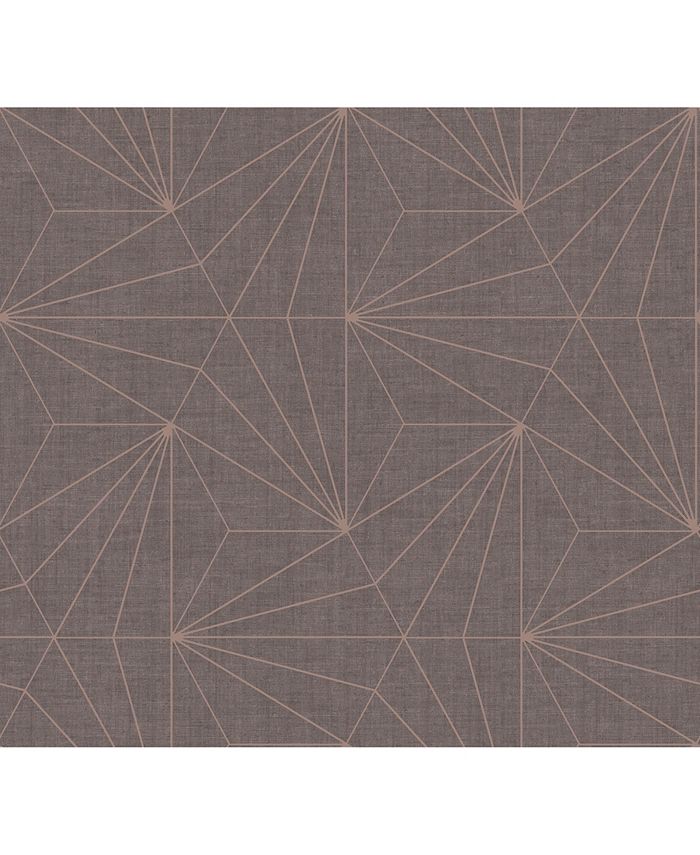 Sirpi 27" x 396" Luzon Geometric Wallpaper - Macy's