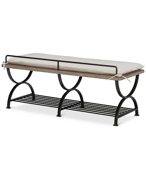 Furniture Monteverdi Bench/ Luggage Rack & Reviews - Furniture - Macy's