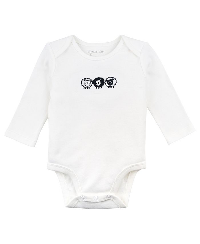 Mac & Moon Baby Boy and Girl 4-Piece Footed Layette Set - Macy's