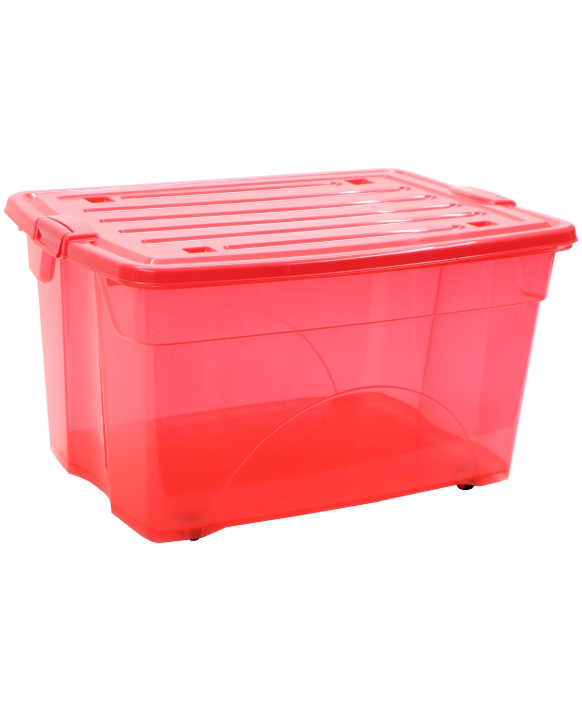 Taurus 16 Gallon Rolling Bin Storage Organizer - Clear | Smart Closet Taurus 16 Gallon Rolling Bin Storage Organizer - Clear | Smart Closet