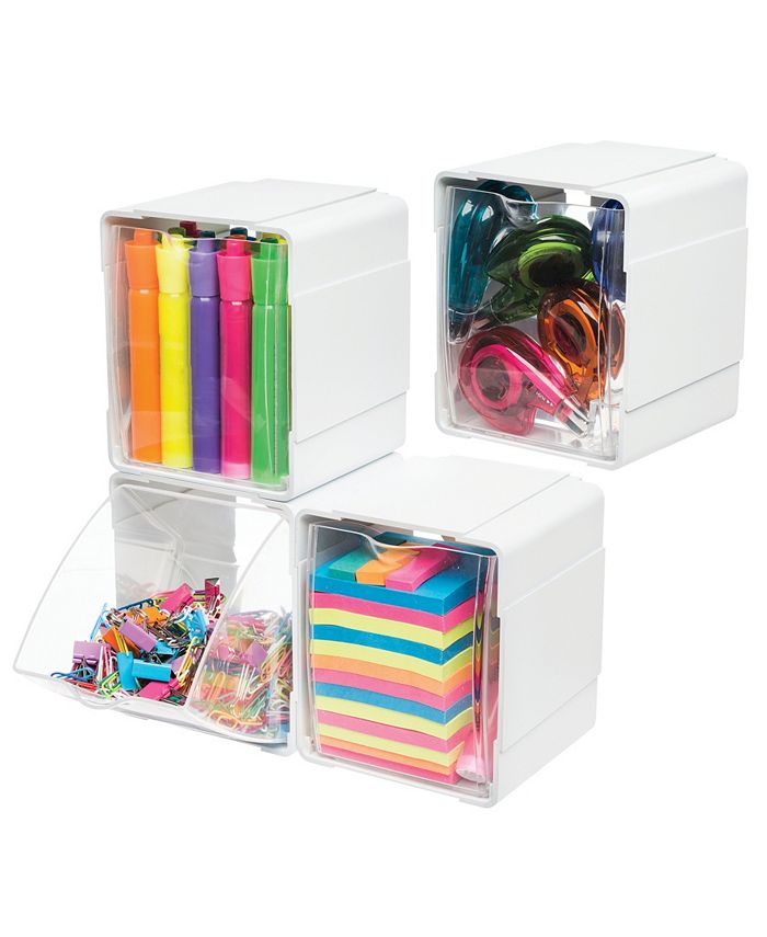 Deflecto Interlocking Storage Organizer - Macy's