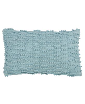 Saro Lifestyle Nubby Decorative Pillow, 12" x 20" - Macy's