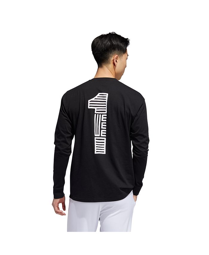 adidas Men's One Team Relaxed Fit Long Sleeve T-Shirt - Macy's