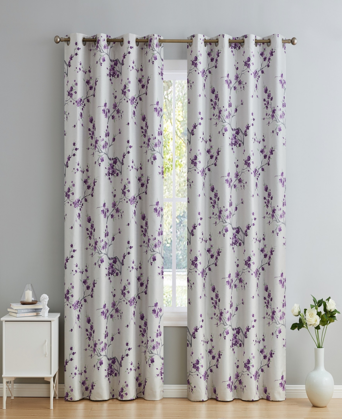 Click here for Hlc.me Jasmine Floral Patterned Room Darkening Cur... prices