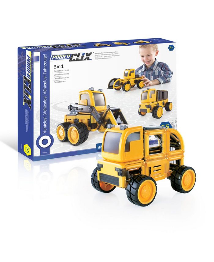 Guidecraft, Inc Guidecraft Power Clix Construction Vehicle Set - Macy's