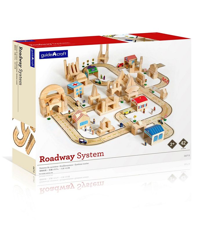 Guidecraft, Inc Guidecraft Roadway System - 42 Pieces Set - Macy's