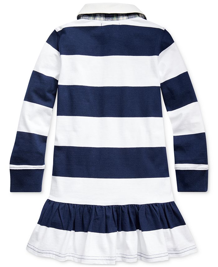 Polo Ralph Lauren Toddler Girls Rugby Jersey Dress - Macy's