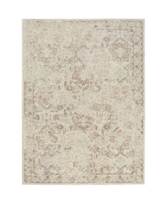 Shabby Chic Pastel Palma Cream 3'11" x 5'2" Area Rug - Macy's